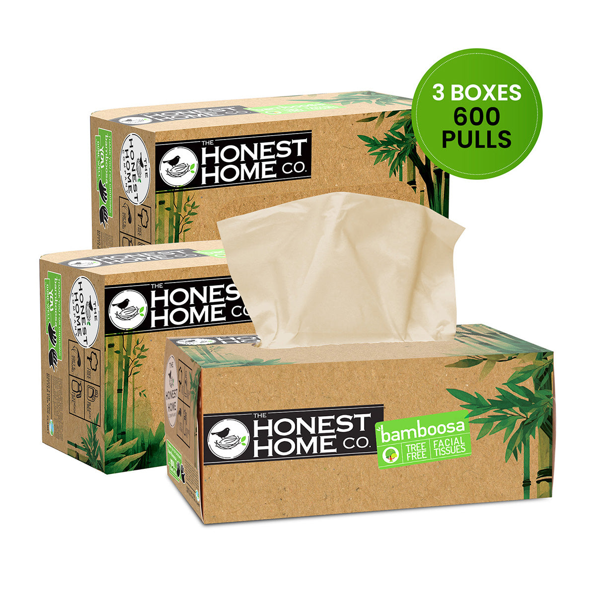 Bamboosa by The Honest Home Co. I 2 Ply Bamboo Soft Facial Tissue Pape ...