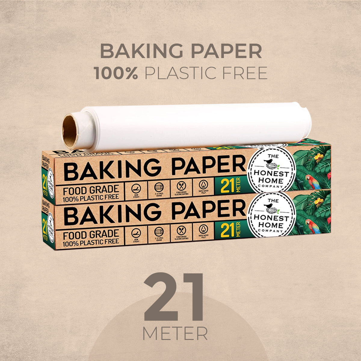 Baking Paper 21 Meters - (Pack of 2) – The Honest Home Company